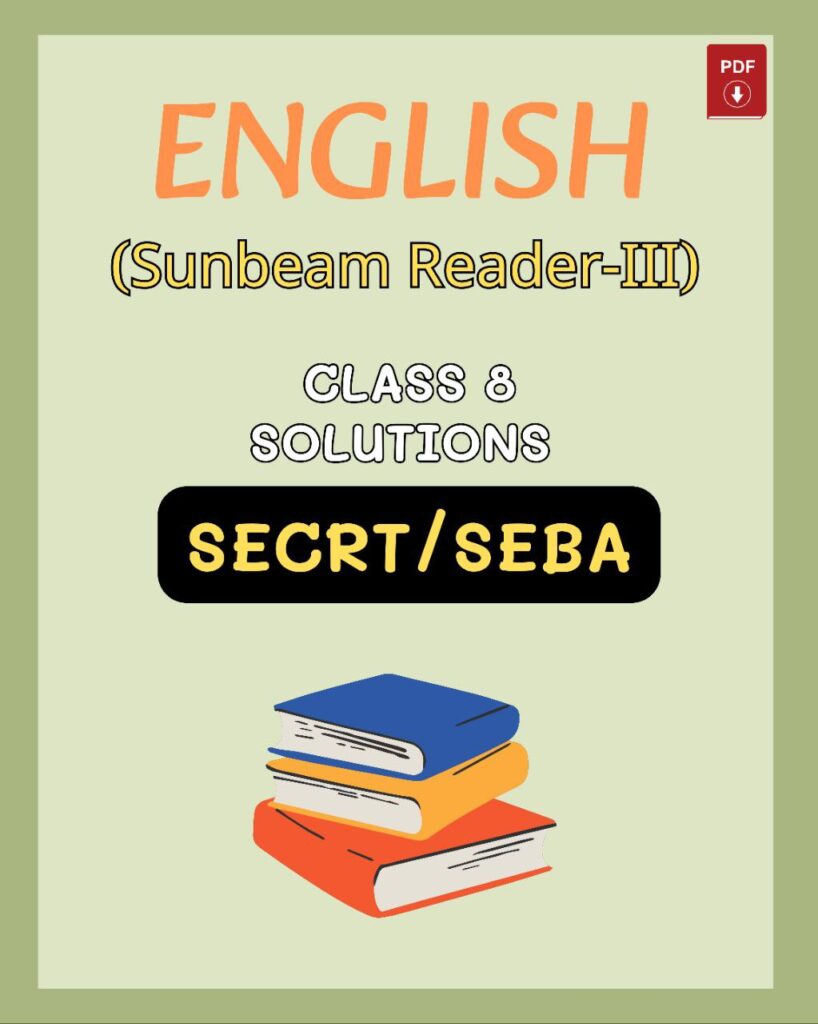 Class 8 English (Sunbeam Reader-III) PDF Solutions 2025-26 | SCERT ...